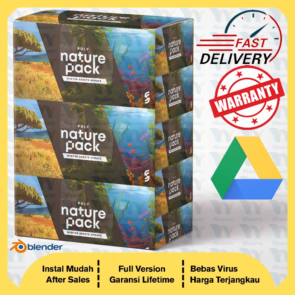 Jual Poly Nature Pack: Animated Stylized Pack for Blender 3D | Shopee Indonesia