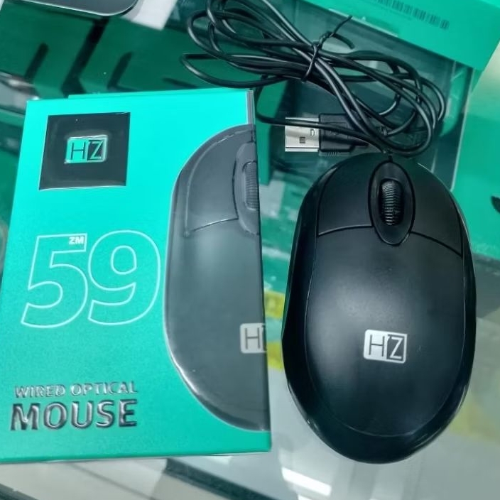 Jual Wired Optical Mouse | Mouse Kabel | Optic Cursor HEATZ ZM59 ...