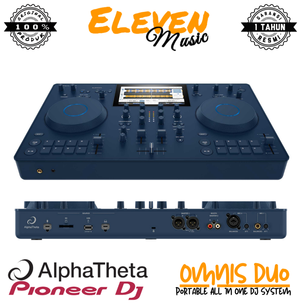 Jual Alpha Theta Omnis Duo Portable all-in-one DJ System | Pioneer DJ ...