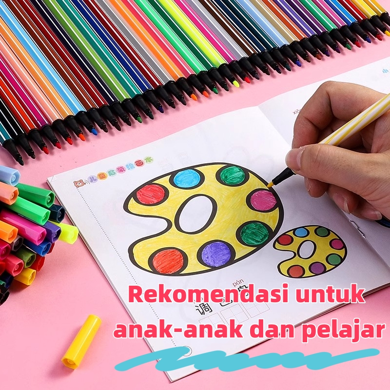 Jual [COD]AIGD Spidol Warna Warni 1 Set Spidol Cat Air Lucu Marker Anak ...