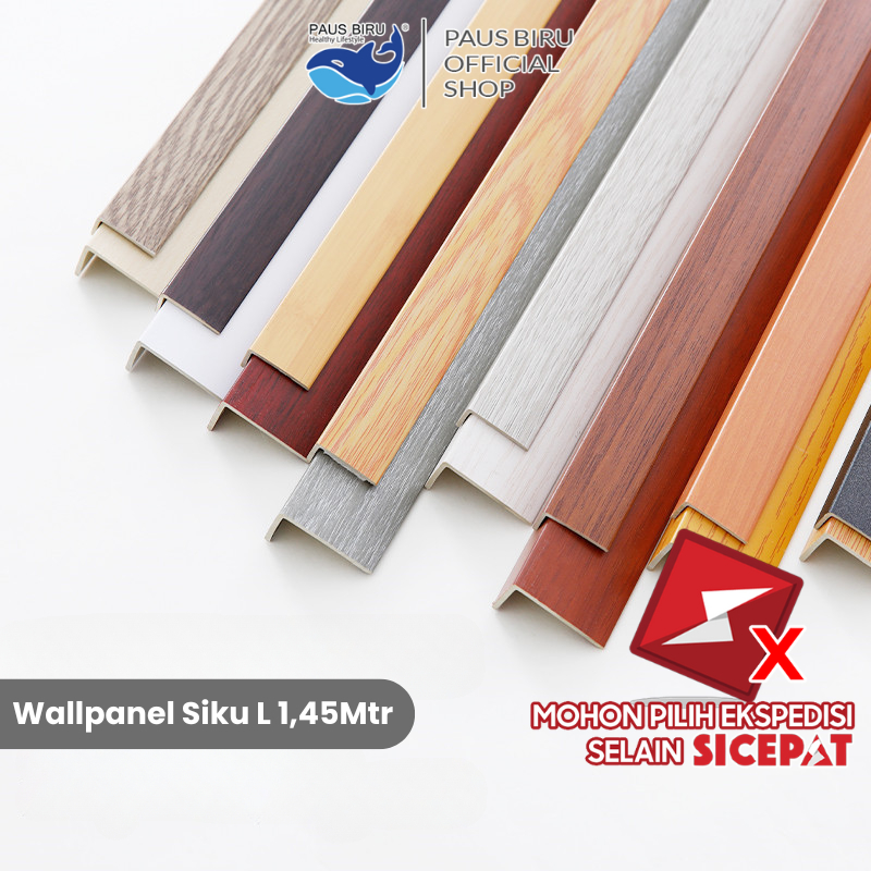 Jual Paus Biru - List Sudut Siku L WPC Wallpanel / List Penutup WPC Per Batang Wall Panel [2.9 ...