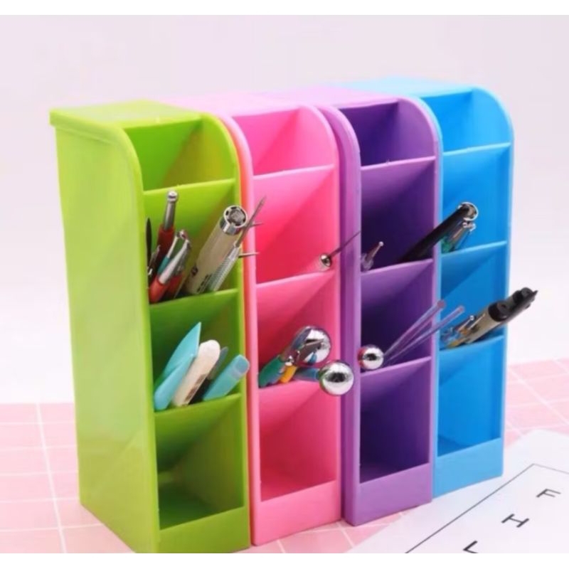 Jual Rak Mini 4 Sekat Susun Miring Tempat Penyimpanan Serbaguna ...