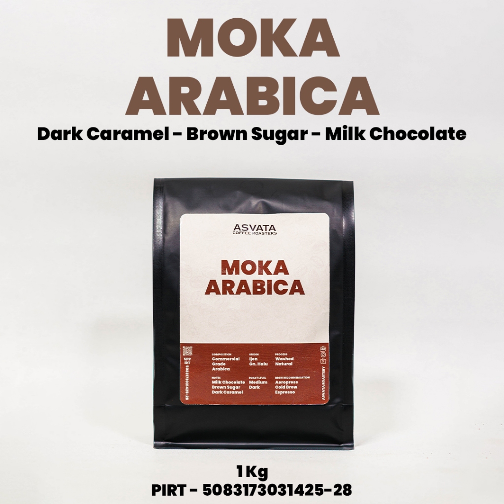 Jual Biji Kopi Komoditas 1 KG Roasted Beans Moka Arabica | Shopee Indonesia