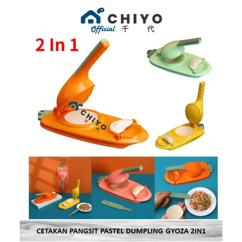 Jual CHIYO Living - CETAKAN PANGSIT PASTEL DUMPLING GYOZA MOLD MOLDING ...