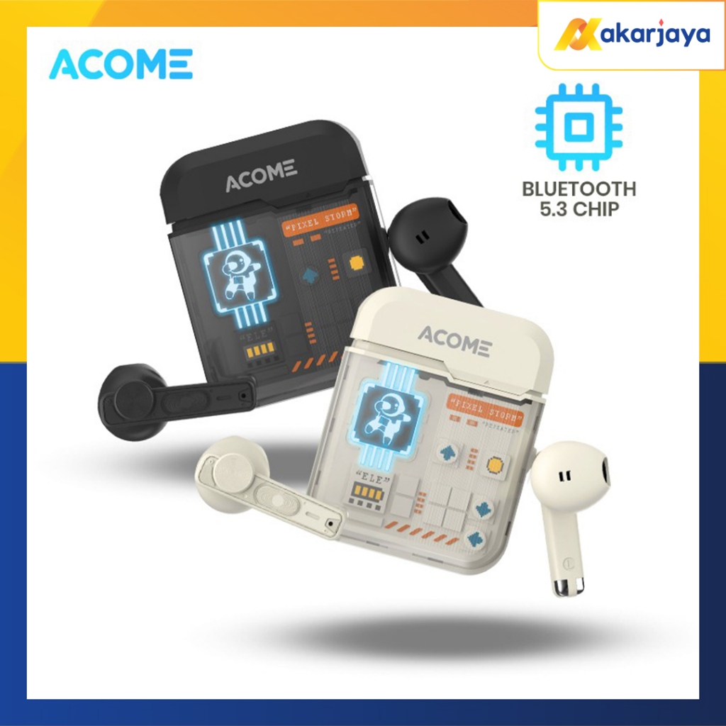Jual ACOME AT06 Headset Earphone TWS Bluetooth 5.3 Low Latency 60ms ...
