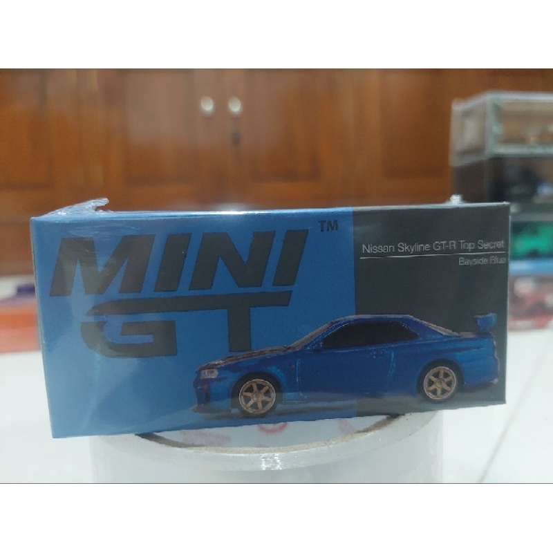 Jual MINI GT 531 Nissan Skyline GT-R (R34) Top Secret Bayside Blue ...