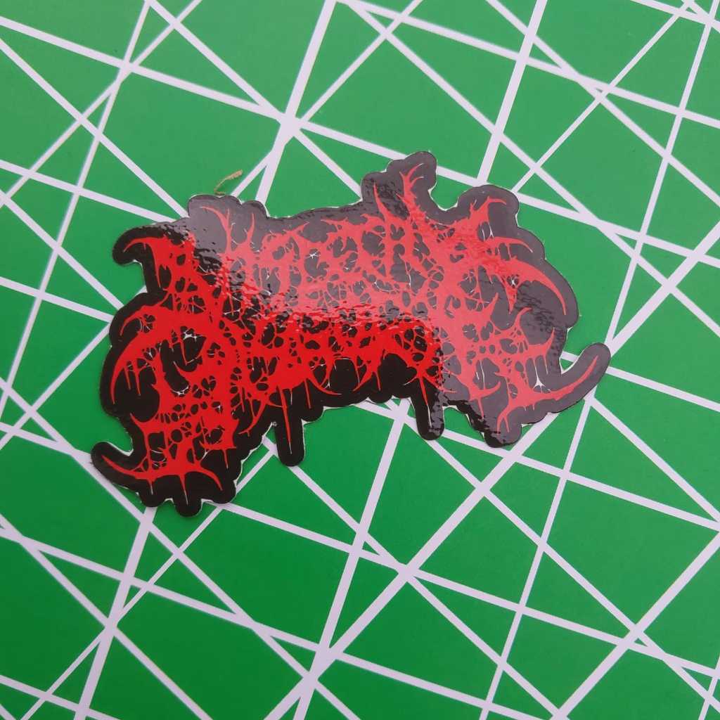 Jual Stiker VISCERAL DISGORGE - Sticker Logo Band Death Metal - Stiker ...
