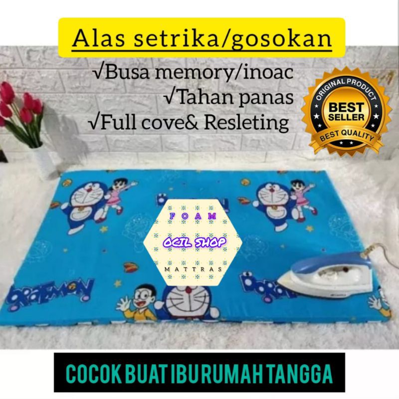 Jual promo!!Alas setrika Ukuran 90x60x3cm Bahan dari busa inoac papan ...