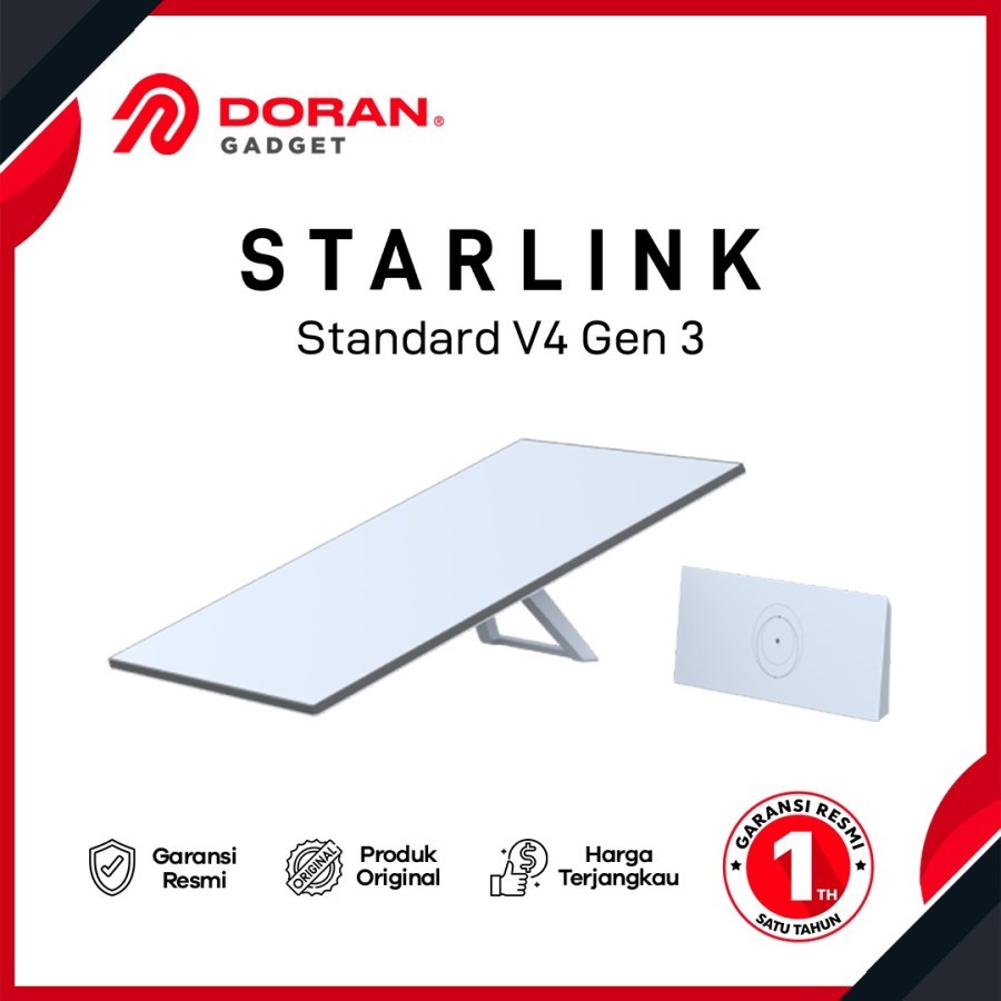 Jual Starlink Standard V4 Gen 3 Satelite Kit Antena Dual Wi-Fi Wifi 6 Router|Starlink Mini ...