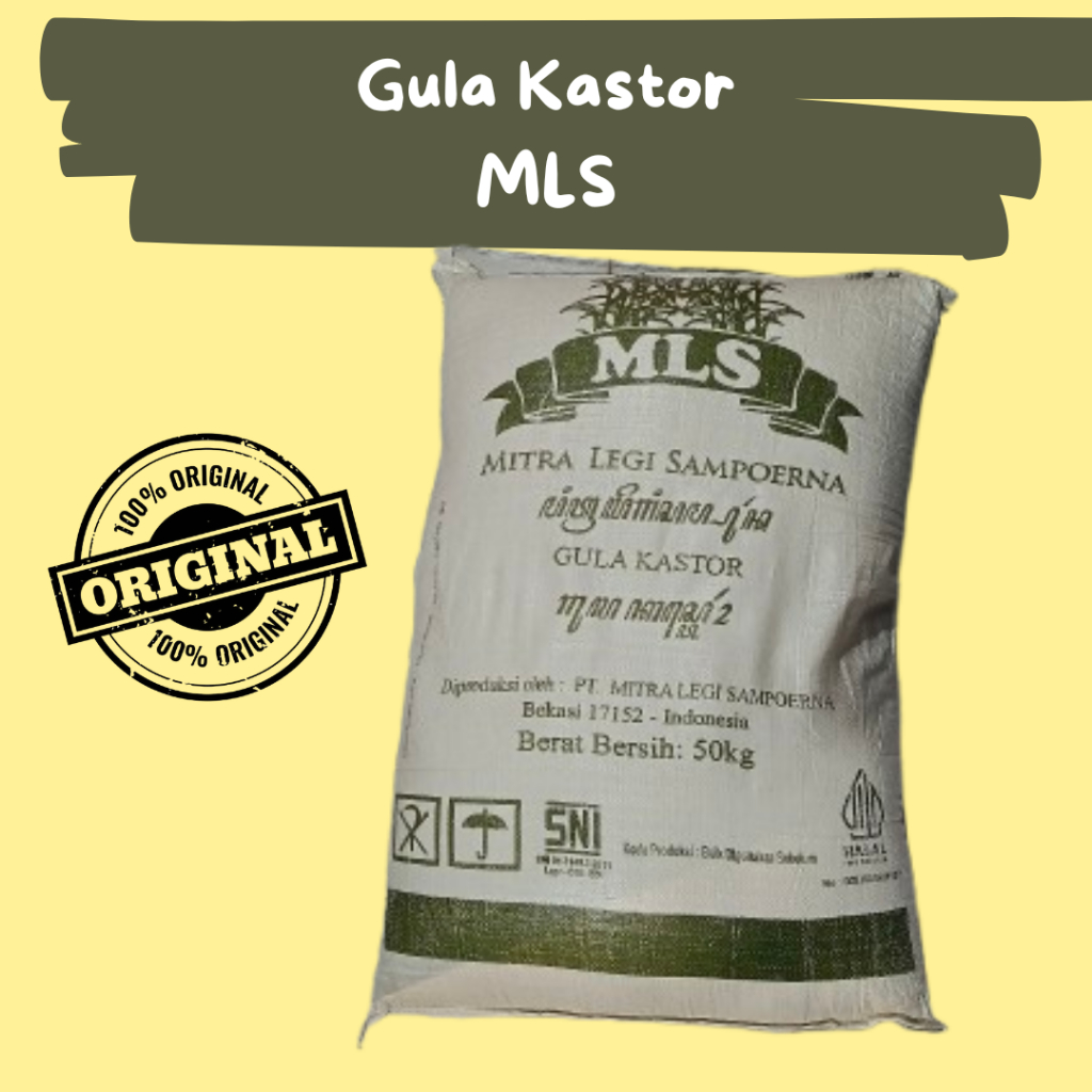 Jual Castor sugar / gula kastor / caster sugar Repacked 1 kg 500 gram ...