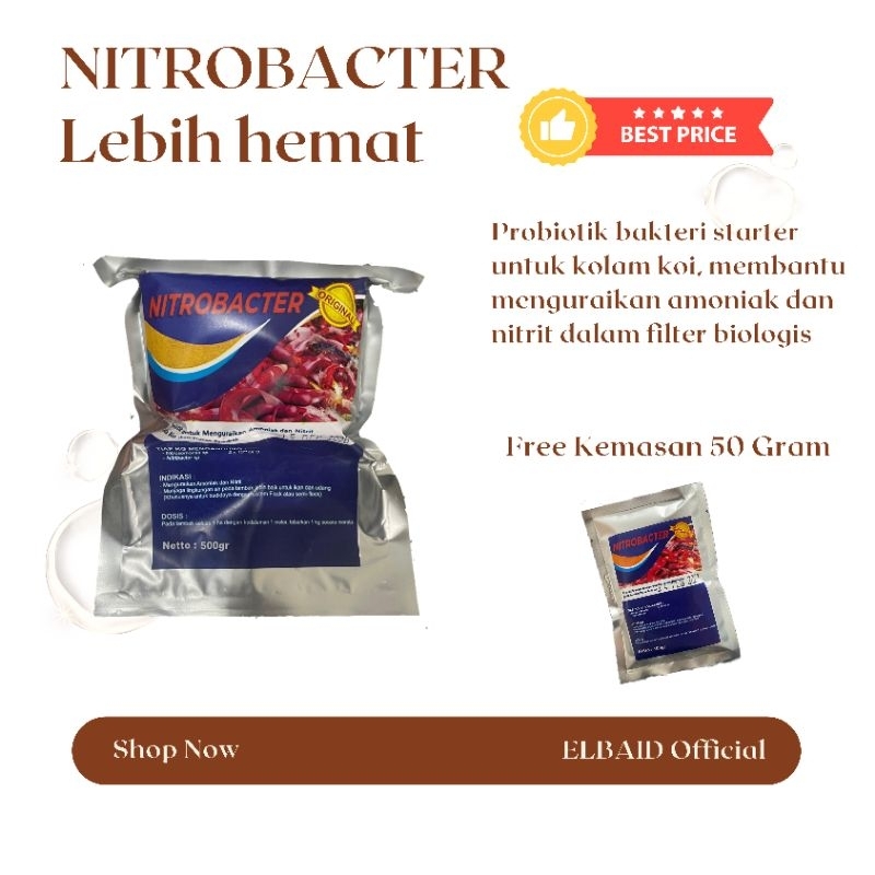 Jual Probiotik Nitrobacter Nitrobac 500 gram | Shopee Indonesia