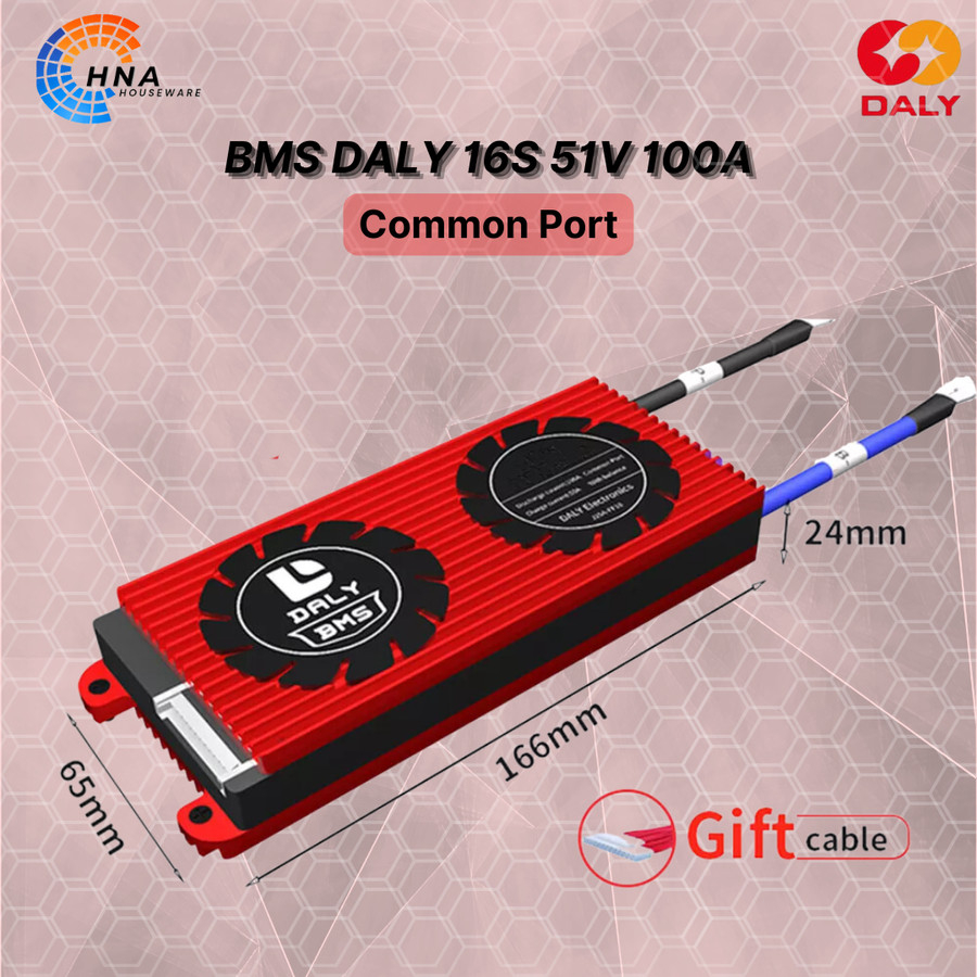 Jual BMS Daly 16S 51V 100A lifepo4 common port | Shopee Indonesia