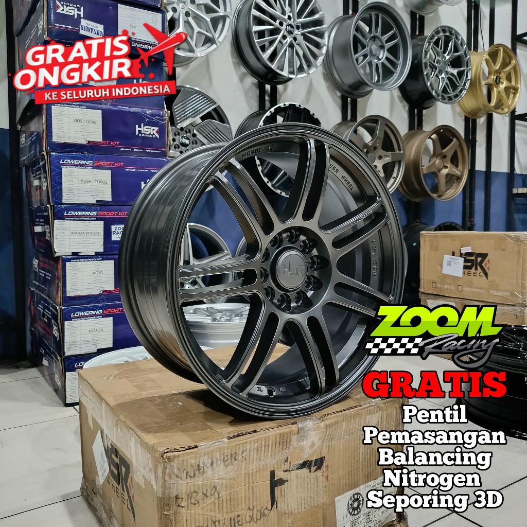 Jual Velg Mobil HSR Boon Ring 18 Untuk BMW, BYD Seal, BYD M6, New ...