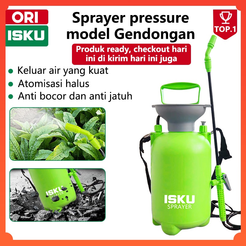Jual ISKU Pressure Sprayer Multi Fungsi 5L Alat Semprot Tanaman 5 Liter ...