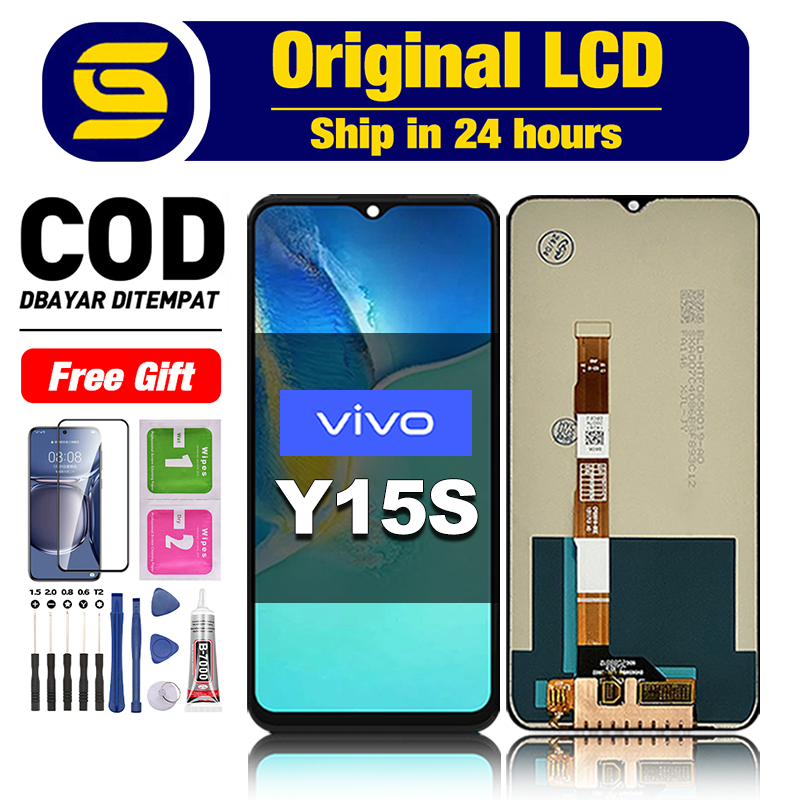 Jual LCD VIVO Y15S Original TouchScreen Fullset Compatible For Glass ...