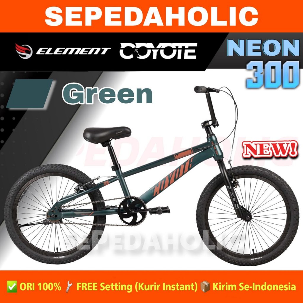Jual Sepeda Anak Laki BMX COYOTE NEON 300 By Element Ukuran 20 Inch ...