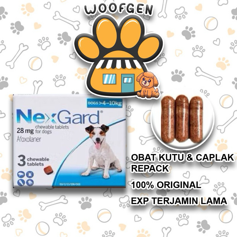 Jual obat kutu Nexgard Medium Dog Obat Kutu Anjing (4-10kg) Sedang ...