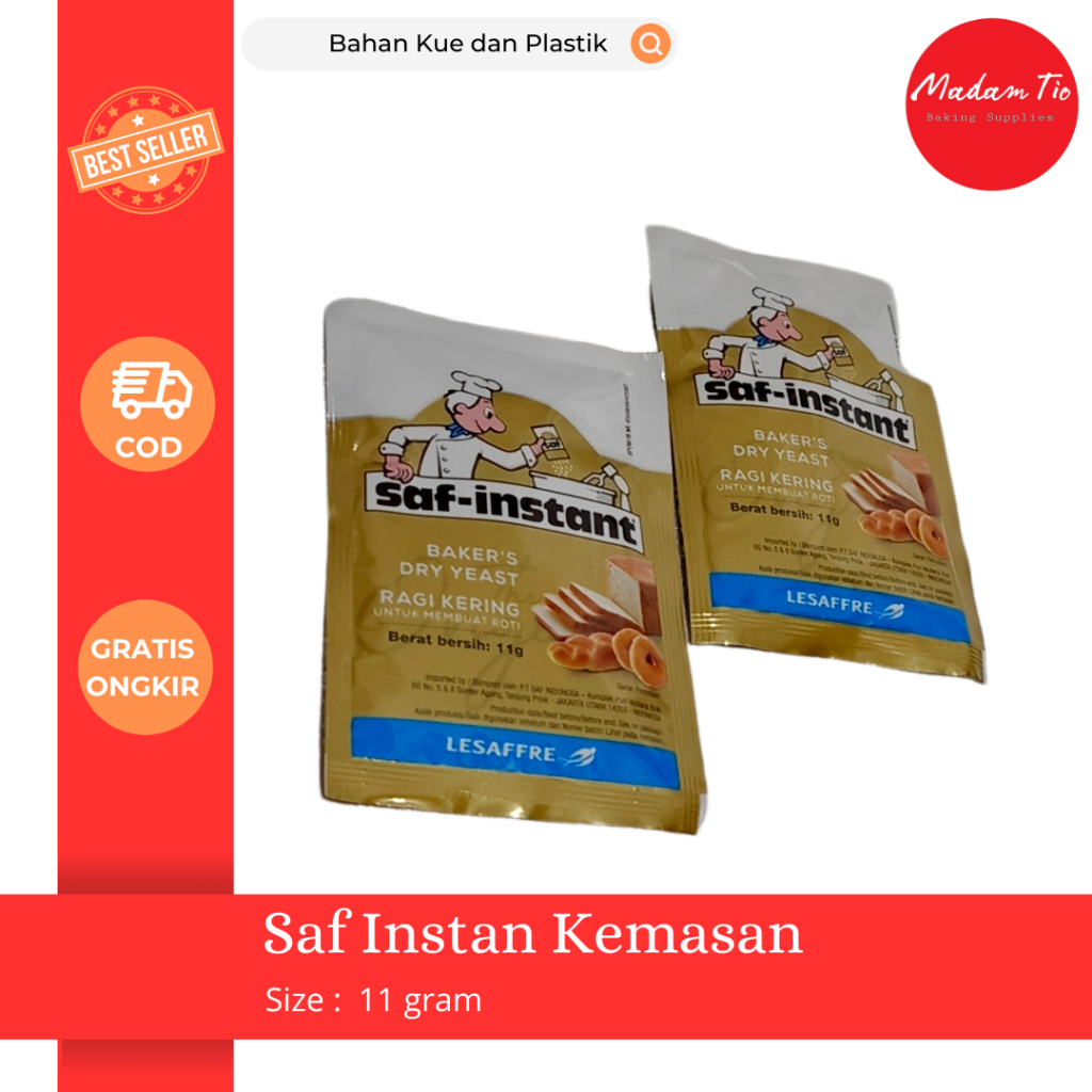 Jual Ragi Saf Instan 11gram 1pcs | Shopee Indonesia