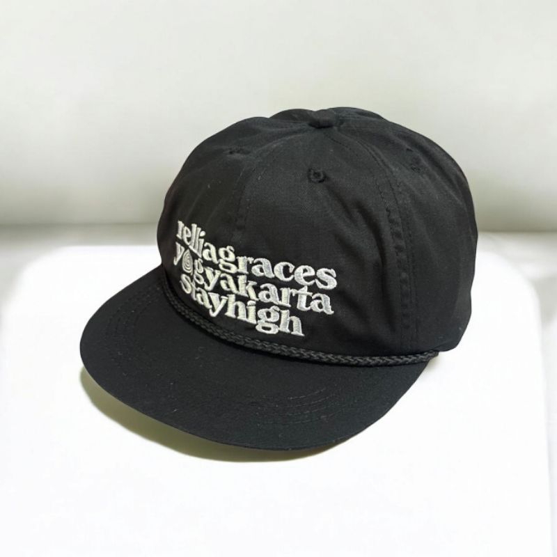 Jual RELLIAGRACES - YOGYAKARTA STAYHIGH BLACK || ROPE HAT || TOPI SKENA ...