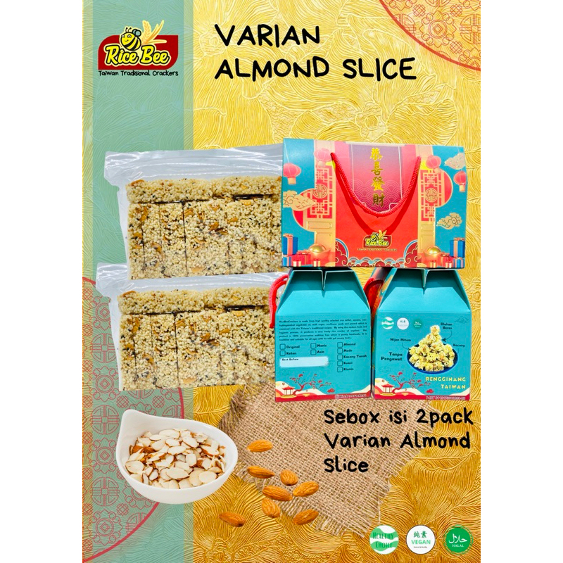 Jual RiceBee Hampers IMLEK Almond Slice & Kacang Mede / Gift ...