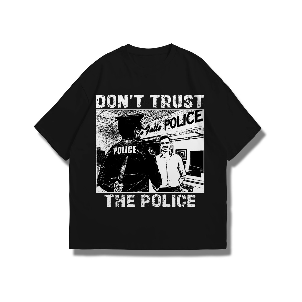 Jual Kaos T-shirt / Baju Kaos F*CK THE POLICE Distro Lengan Pendek 24S ...