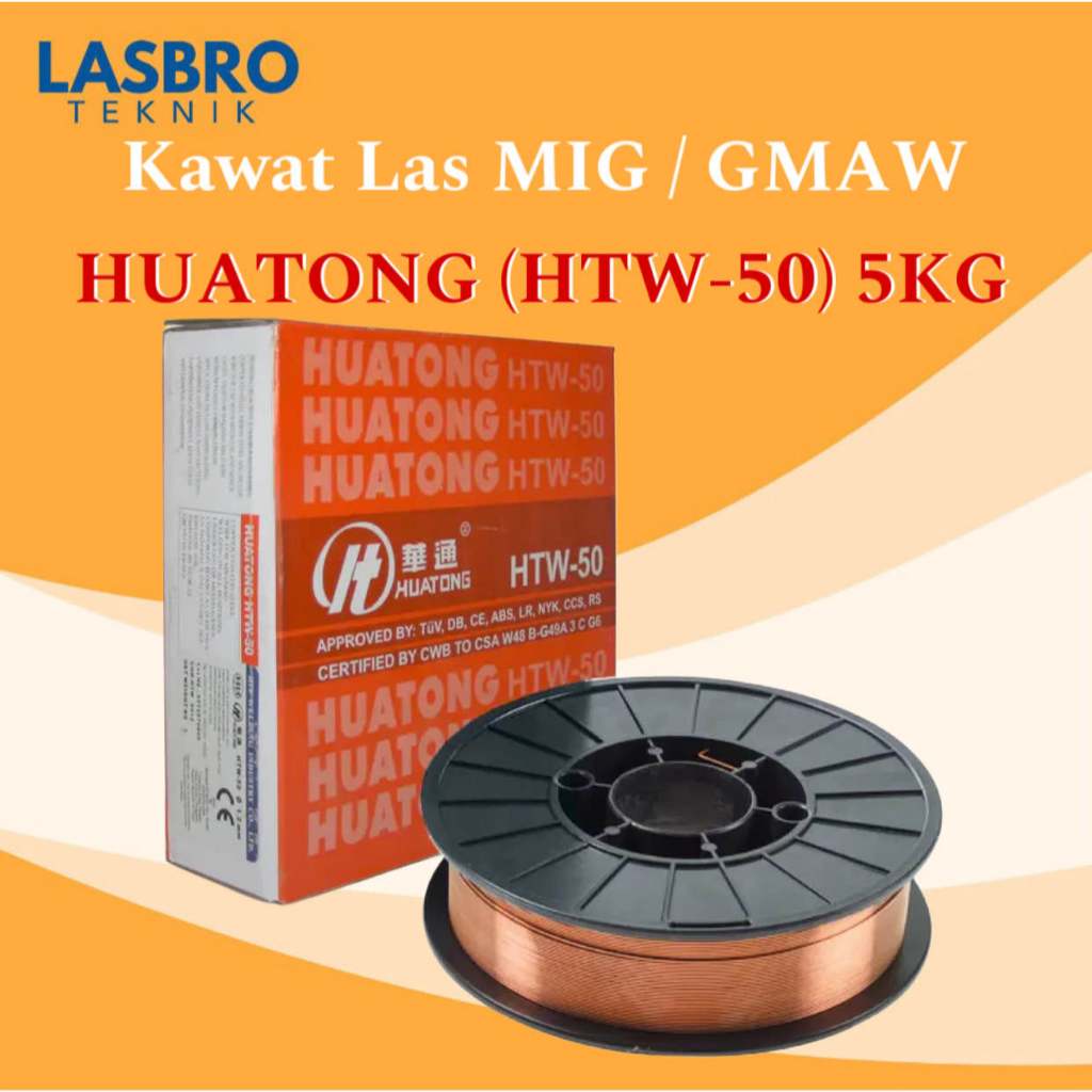 Jual Kawat Las MIG/GMAW HUATONG HTW-50 0,8MM 5KG | Shopee Indonesia