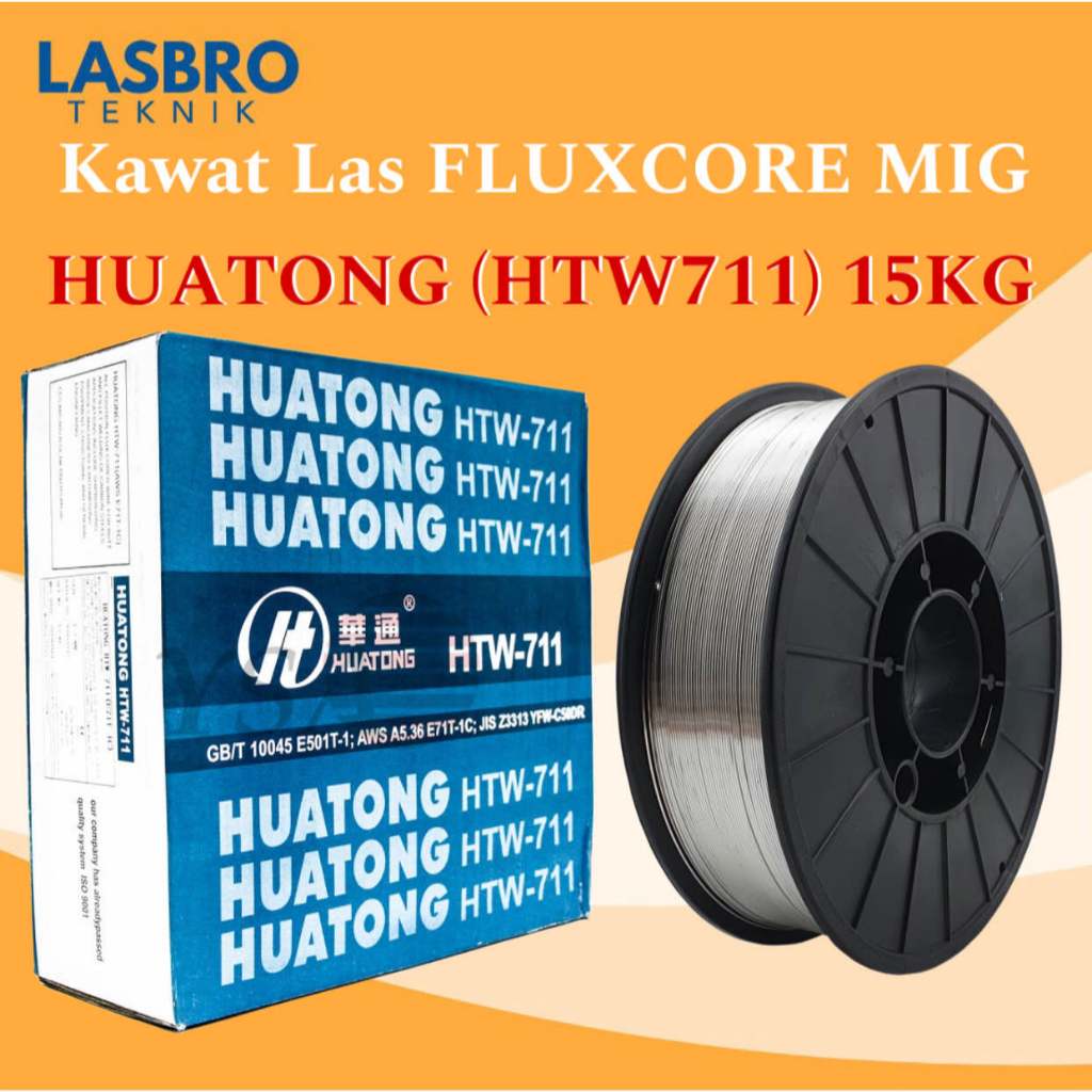 Jual Kawat Las FluxCore/FCAW HUATONG HTW711 1,2MM 15KG | Shopee Indonesia