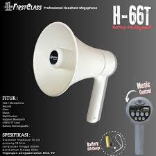 Jual MEGAPHONE FIRSTCLASS H 66 T/ FIRST CLASS H 68T Bisa Bluetooth USB ORIGINAL | Shopee Indonesia