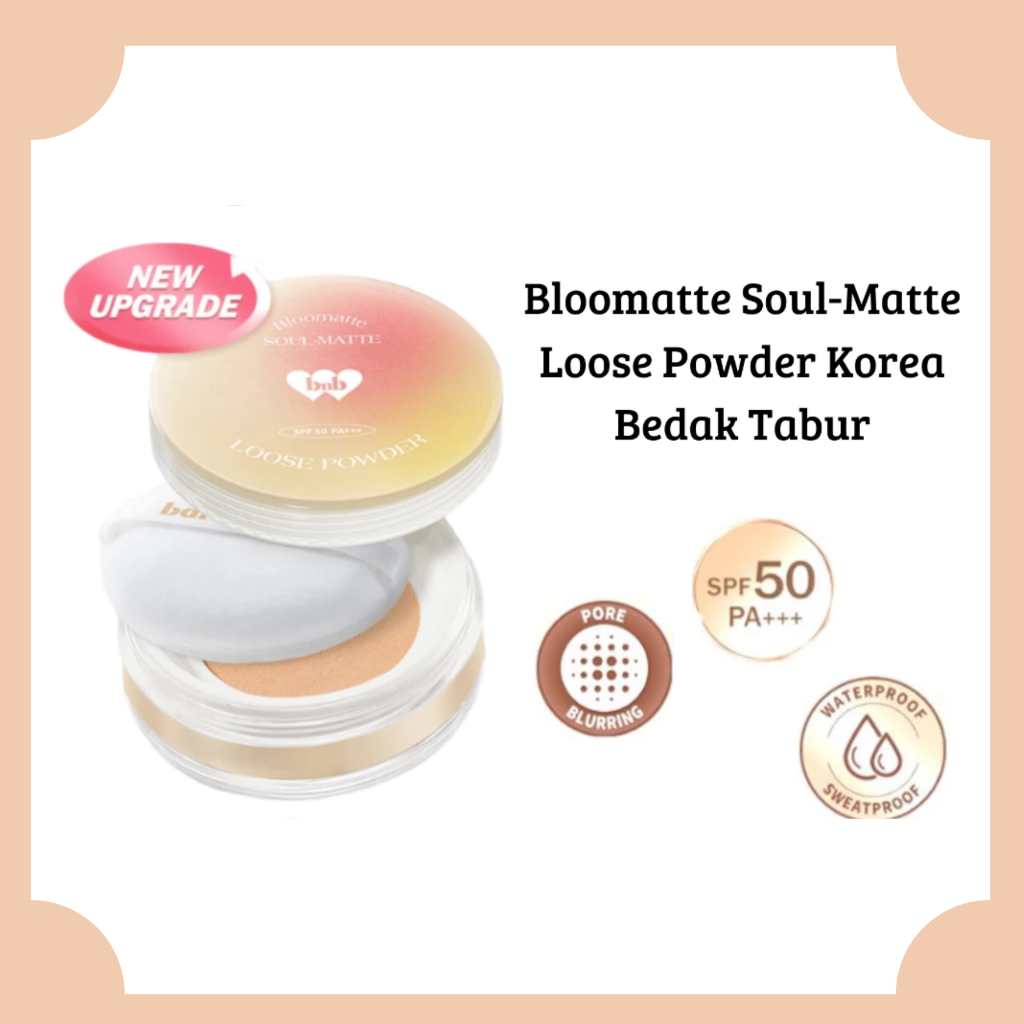 Jual BNB Barenbliss Blomatte Soul Matte Loose Powder SPF 50 PA+++/Bedak ...