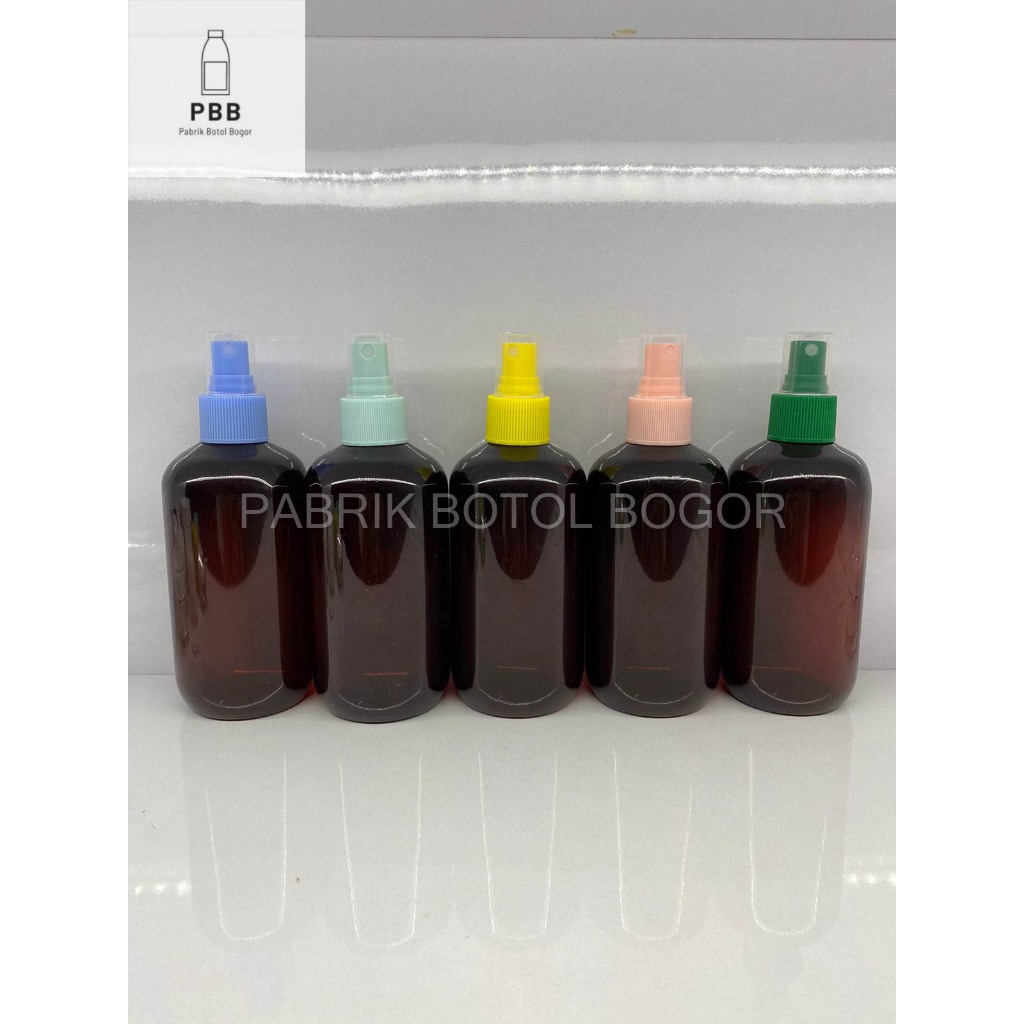 Jual Botol Sbr 250 Ml Amber Spray Warna Pink Cyan Biru Kuning Hijau N24 ...