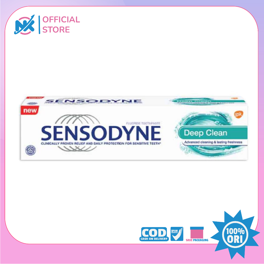 Jual Sensodyne Toothpaste Deep Clean 100gr | Shopee Indonesia