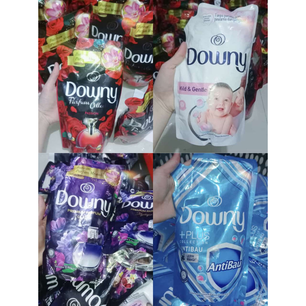 Jual DOWNY POUCH 650ML/PEWANGI DAN PELEMBUT PAKAIAN DOWNY 650ML ...