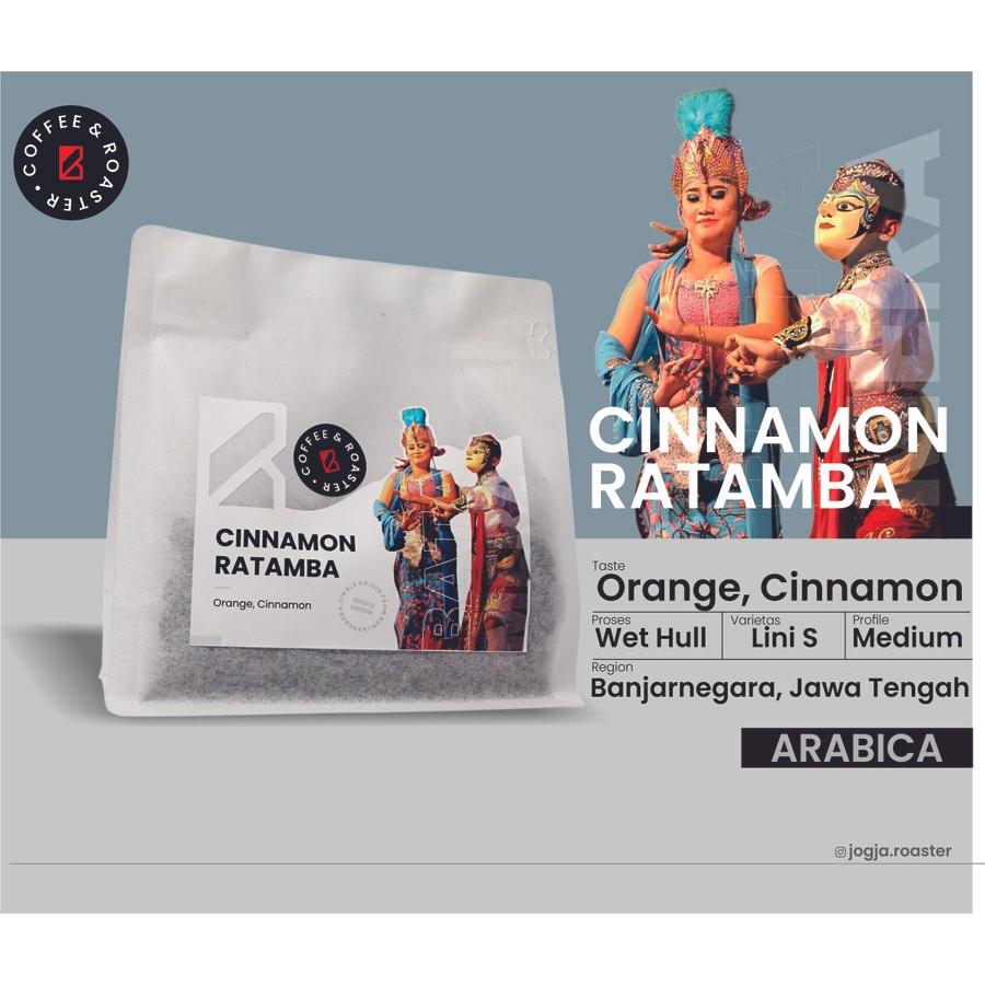 Jual Biji Kopi Arabika "Cinnamon Ratamba " 100 gram | Roast Bean, Grind ...