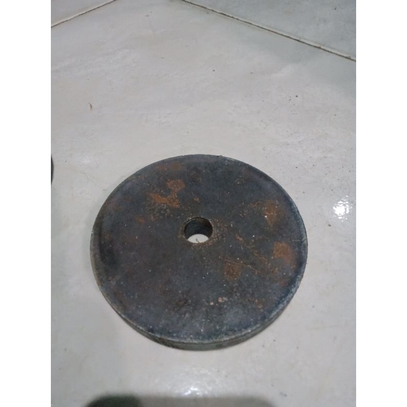 Jual plat bulat diameter 11cm lubang 14mm tebal 15mm | Shopee Indonesia