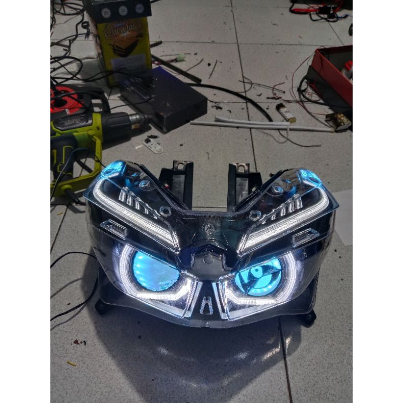 Jual biled aes fullset + saringgan vario led new gen 1 dan gen 2 ...