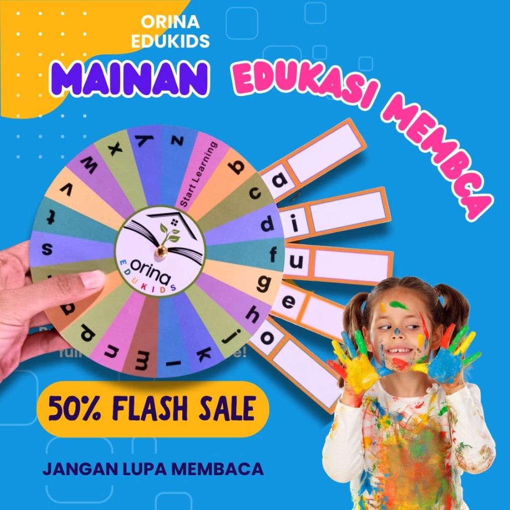Jual Orina Edukids Mainan Edukasi Montessori Membaca Mengeja Berhitung ...