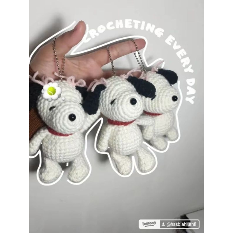Jual SNOOPY CROCHET KEYCHAIN | Shopee Indonesia