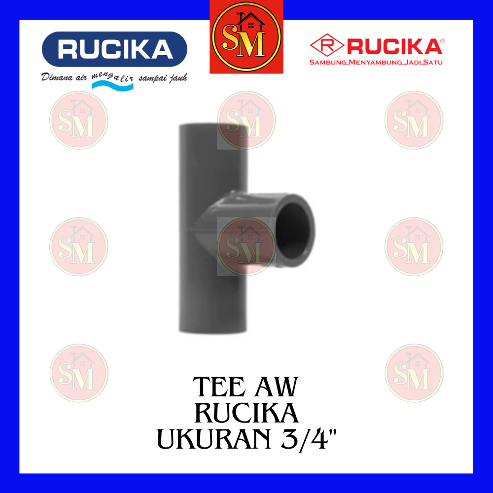 Jual Tee PVC Rucika AW 3/4" ( Tebal ) | Shopee Indonesia
