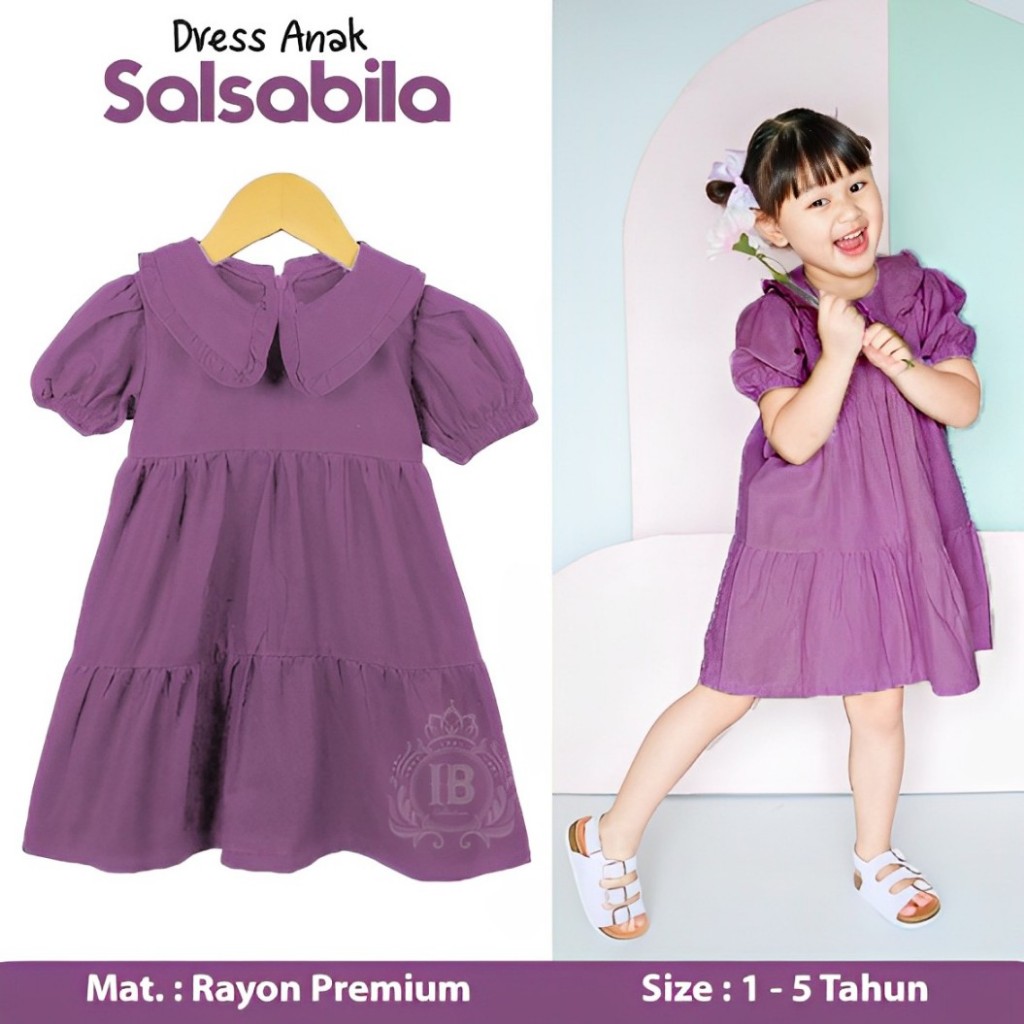 Jual Baju Anak Perempuan Salsabila Dress 1-5 Tahun Mix Warna | Shopee ...