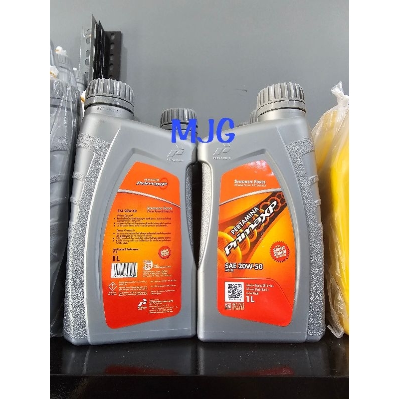 Jual Oli Pertamina Prima XP 1Liter SAE 20W-50/(1 Dus isi 6 Botol) Oli ...