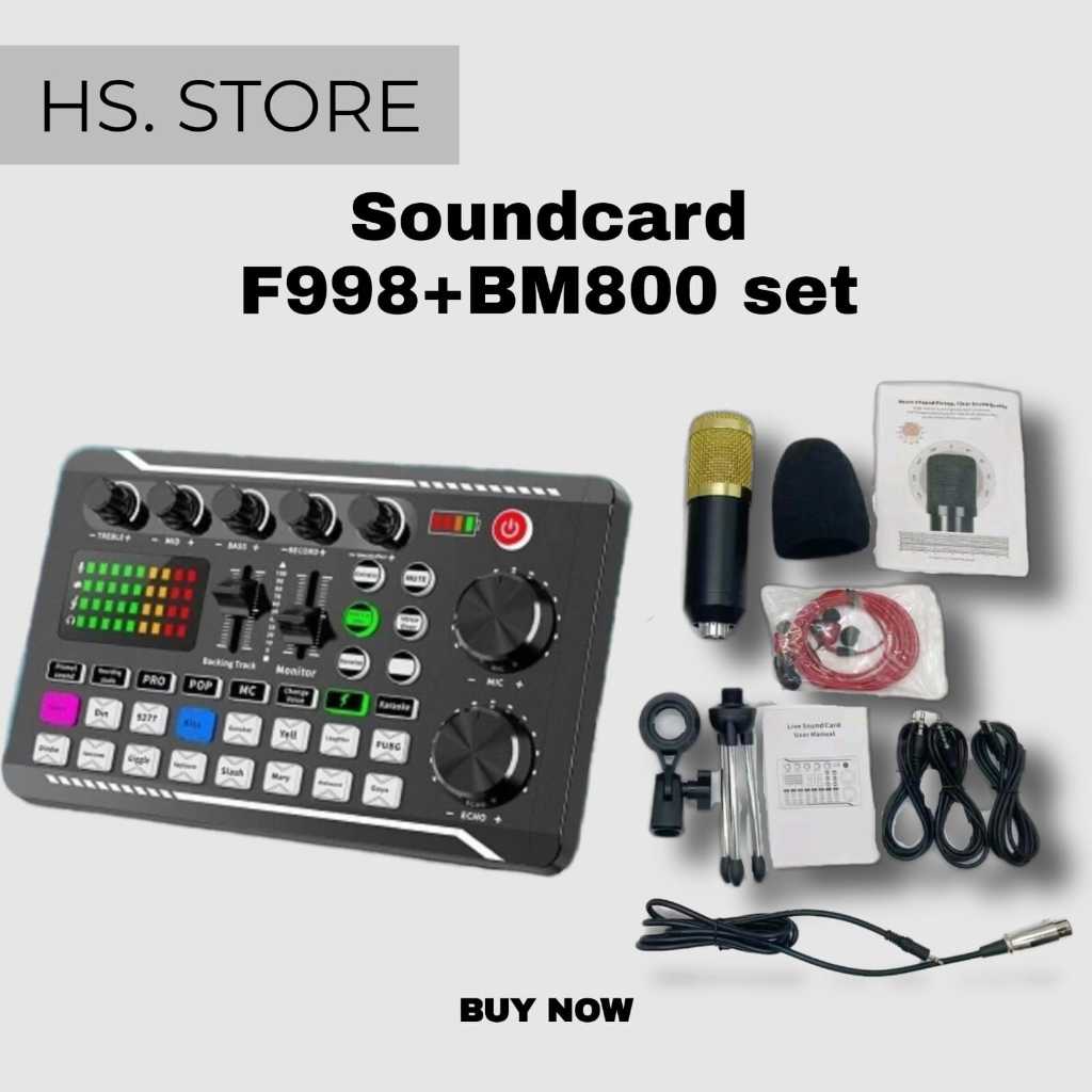 Jual Audio Bluetooth Soundcard Sound Card F998 Eksternal USB Untuk Phone Pc Sound Card Live ...