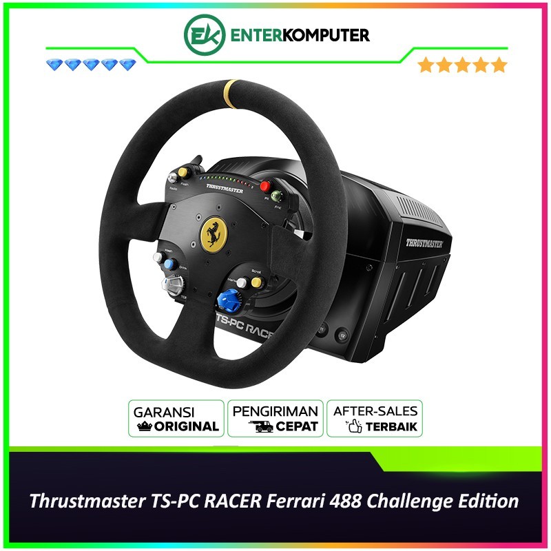 Jual Thrustmaster TS-PC RACER Ferrari 488 Challenge Edition | Shopee ...