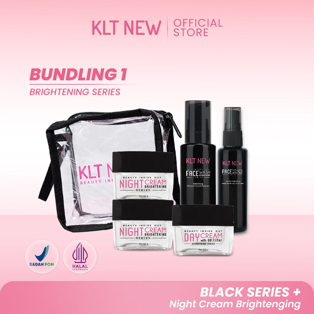 Jual KLT NEW – Bundle Brightening Series + Beauty Inside Out Night ...