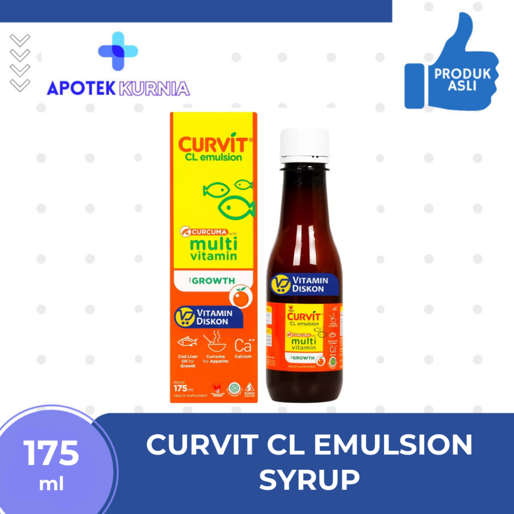 Jual CURVIT CL EMULSION SYRUP 175ML | Shopee Indonesia
