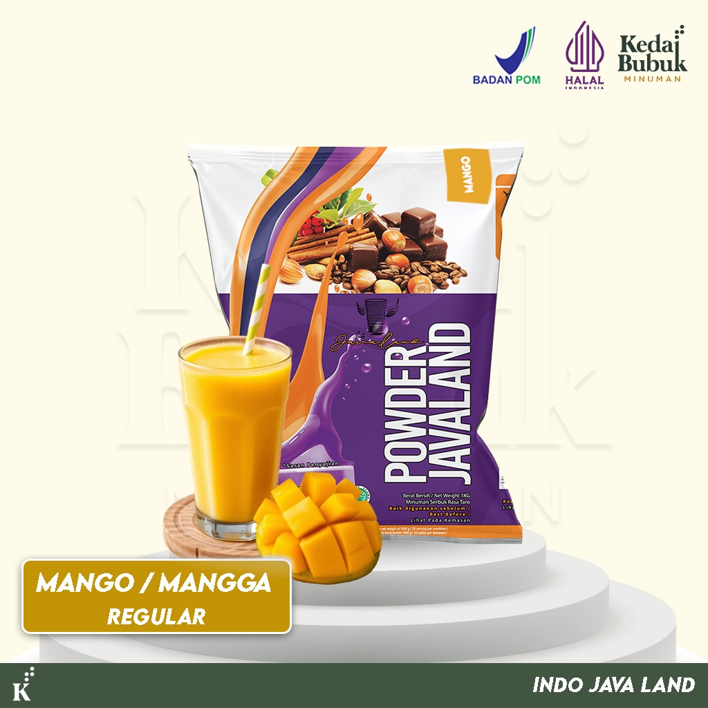 Jual Javaland Bubuk Minuman Rasa Mango / Mangga 1Kg - Regular Plain ...