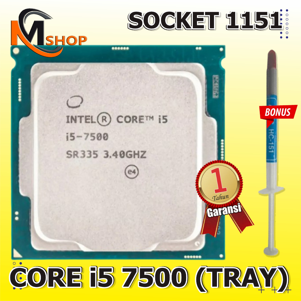 Jual Processor Intel Core i5 7500 Socket LGA 1151 Tray Kaby Lake Gen 7 | Shopee Indonesia