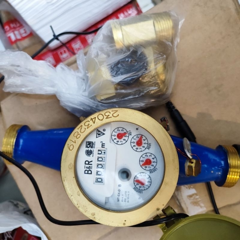 Jual Water Meter B&R 1 Inch / Meteran Air BR 1 Inch | Shopee Indonesia