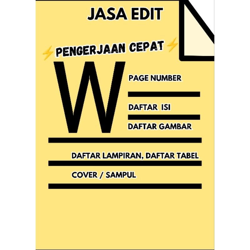 Jual MEMBUAT PAGE NUMBER, DAFTAR ISI, DAFTAR GAMBAR, DAFTAR LAMPIRAN ...
