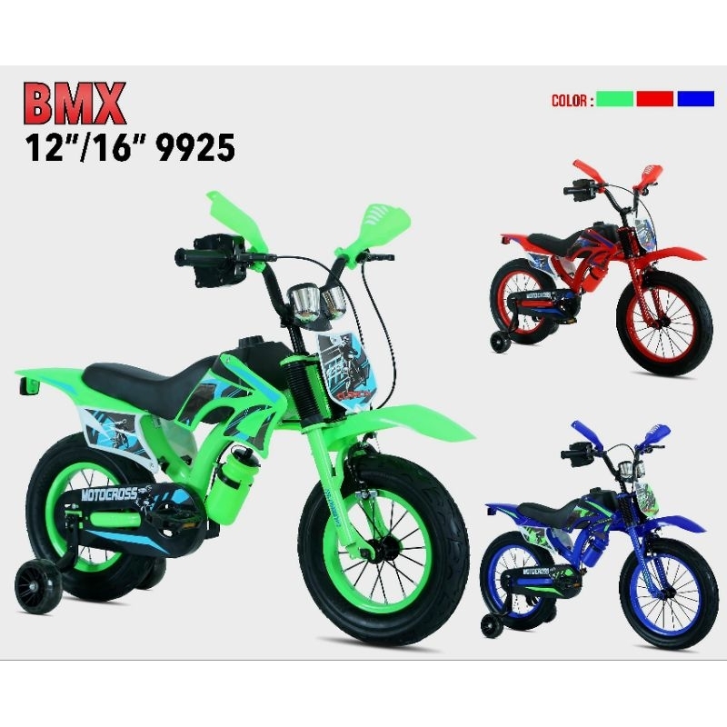 Jual Sepeda anak model trail motor cross ukuran 12 16 | Shopee Indonesia