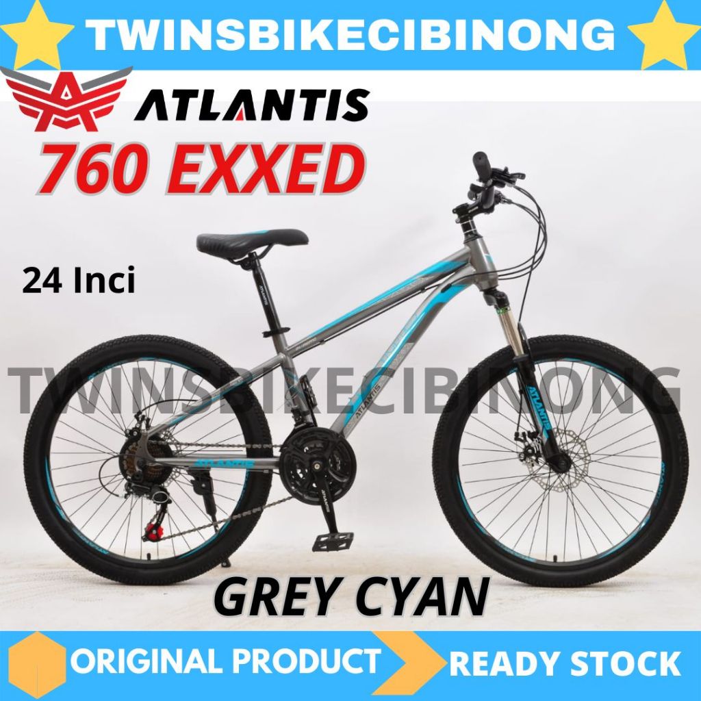 Jual Sepeda Gunung MTB 24 26 ATLANTIS 760 21Speed Disc Brake | Shopee ...
